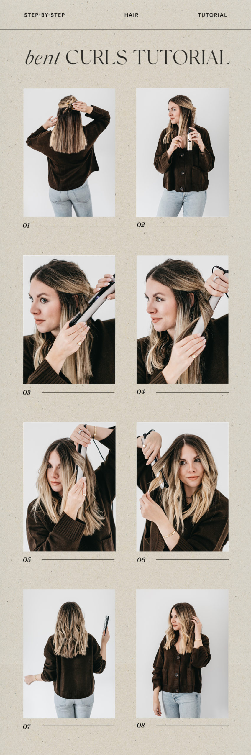 How To: Bent Curls Hair Tutorial | The Teacher Diva: a Dallas Fashion ...