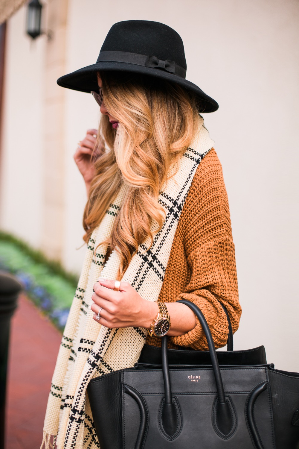 Grid Scarf | The Teacher Diva: a Dallas Fashion Blog featuring Beauty ...