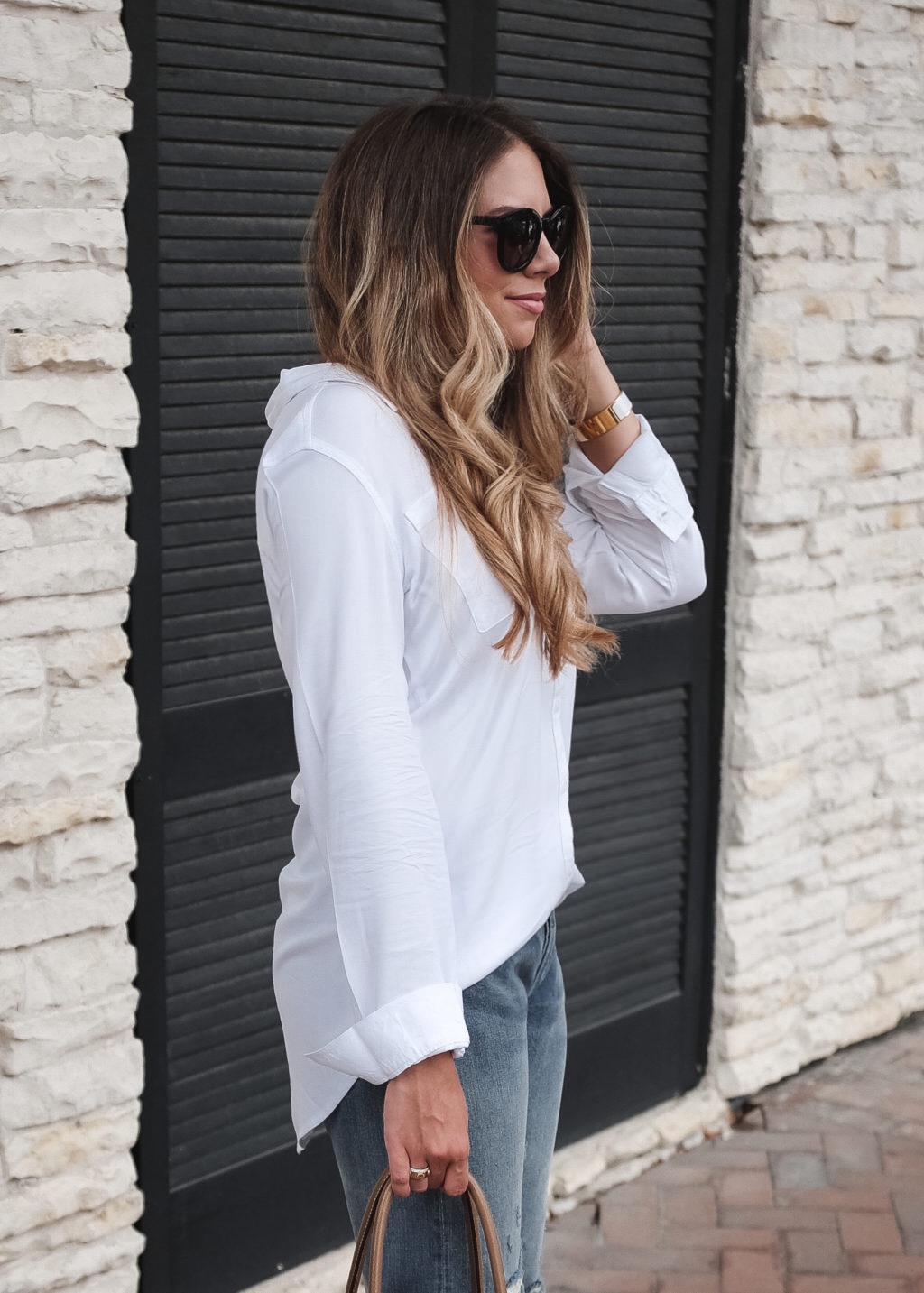 Cropped Denim & White Tunic | The Teacher Diva: a Dallas Fashion Blog ...