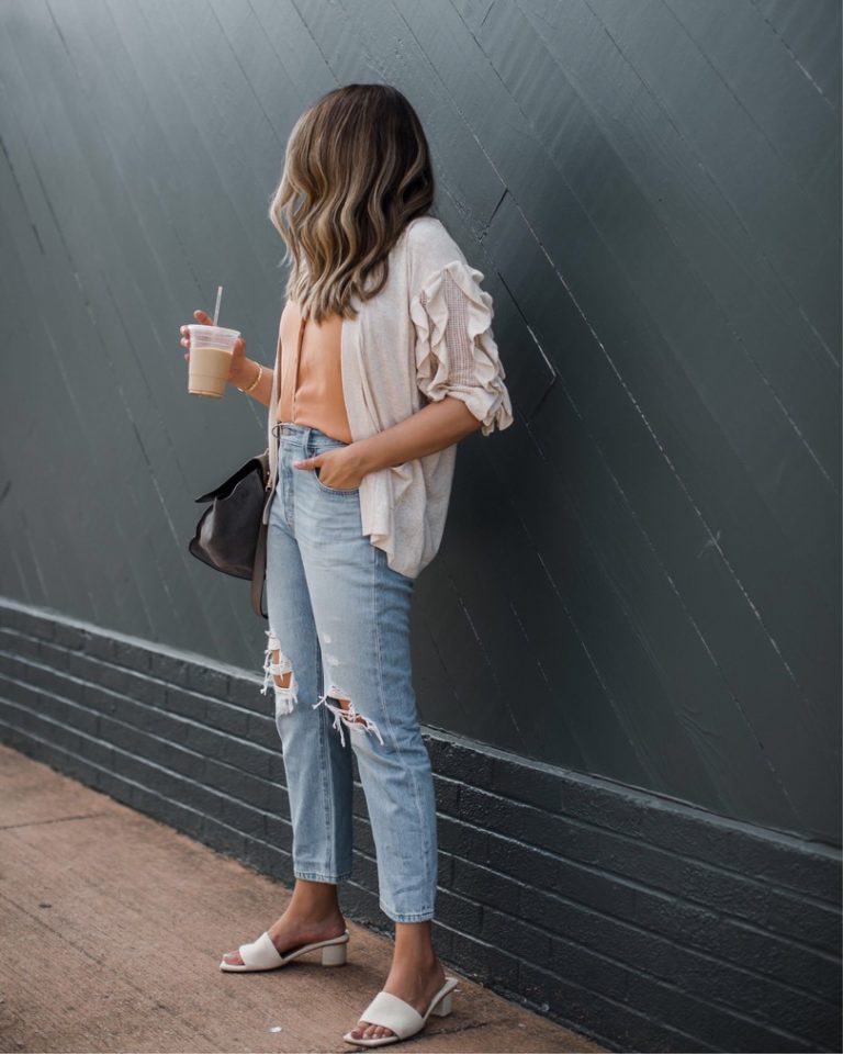 How to Make Boyfriend Jeans Look Feminine - The Teacher Diva
